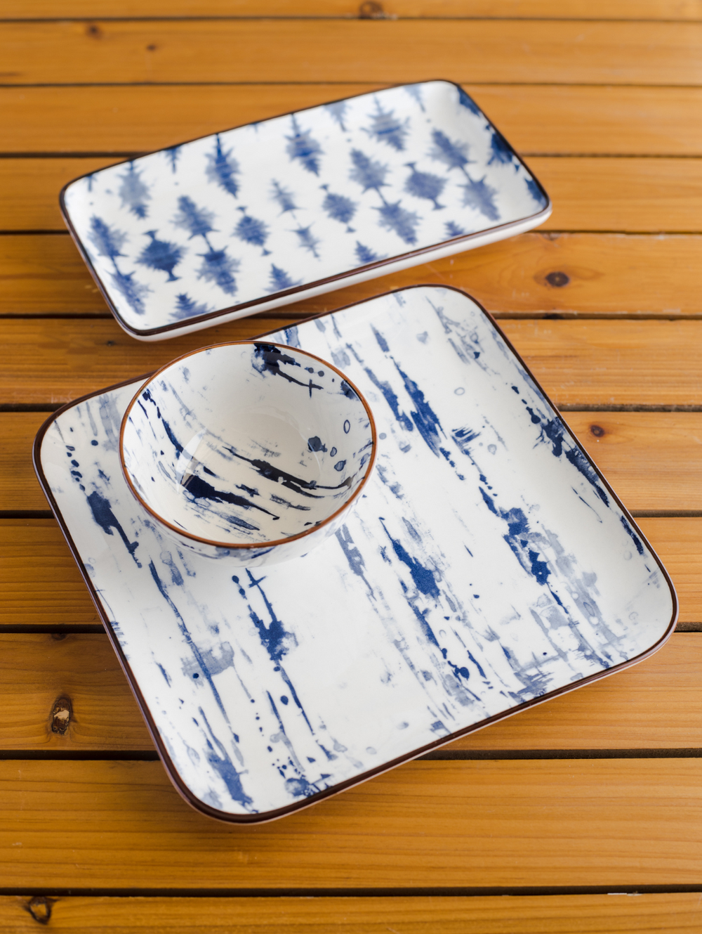 BATIK Rectangular Side Plate 8″