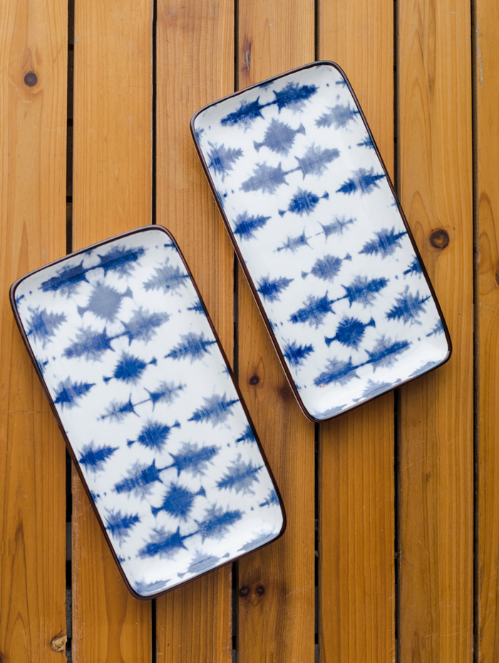 BATIK Rectangular Side Plate 8″